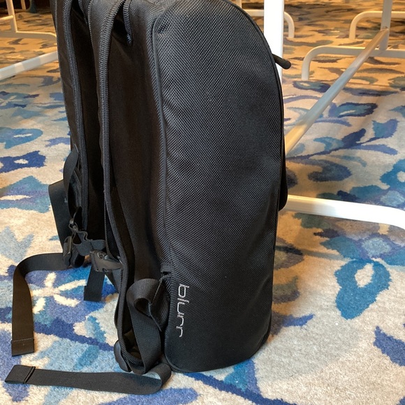 Blurr | Bags | Blurr Solid Black Laptop Backpack London Tube Map Liner ...